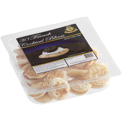 French Mini Blinis 30 Count – Manor Brands Fine Foods